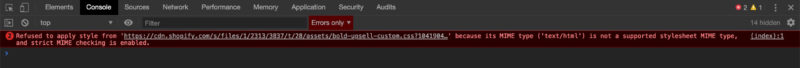 Finding and Fixing Console Errors on Your Shopify Site